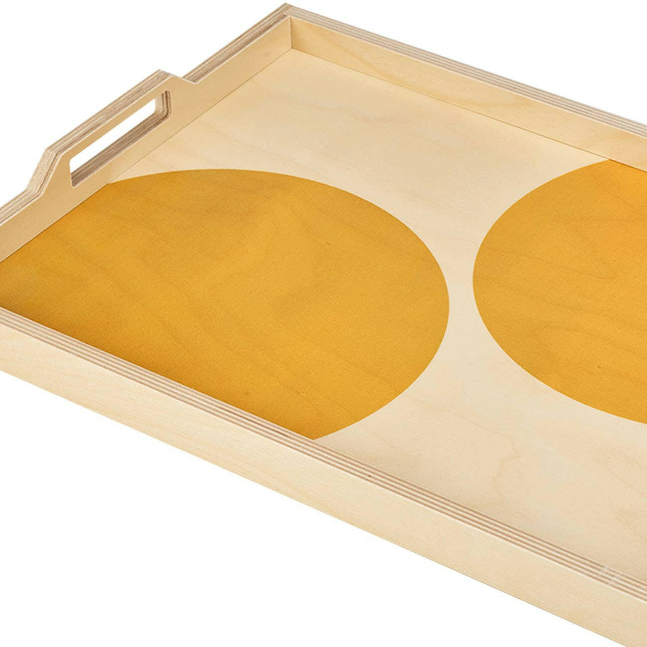 Wolfum Studio Yellow Dot Serving Tray Made in LA