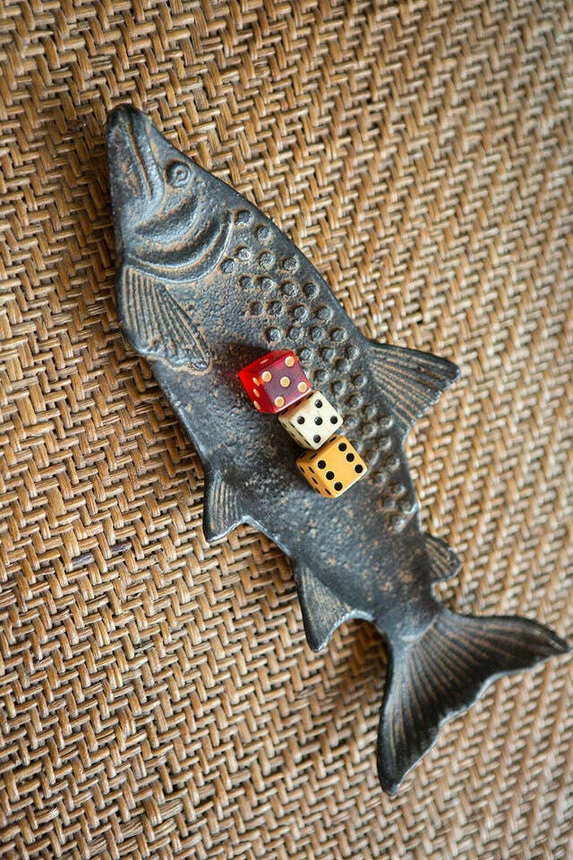 Cast Iron Fish Decorative Tray – Pink Pig